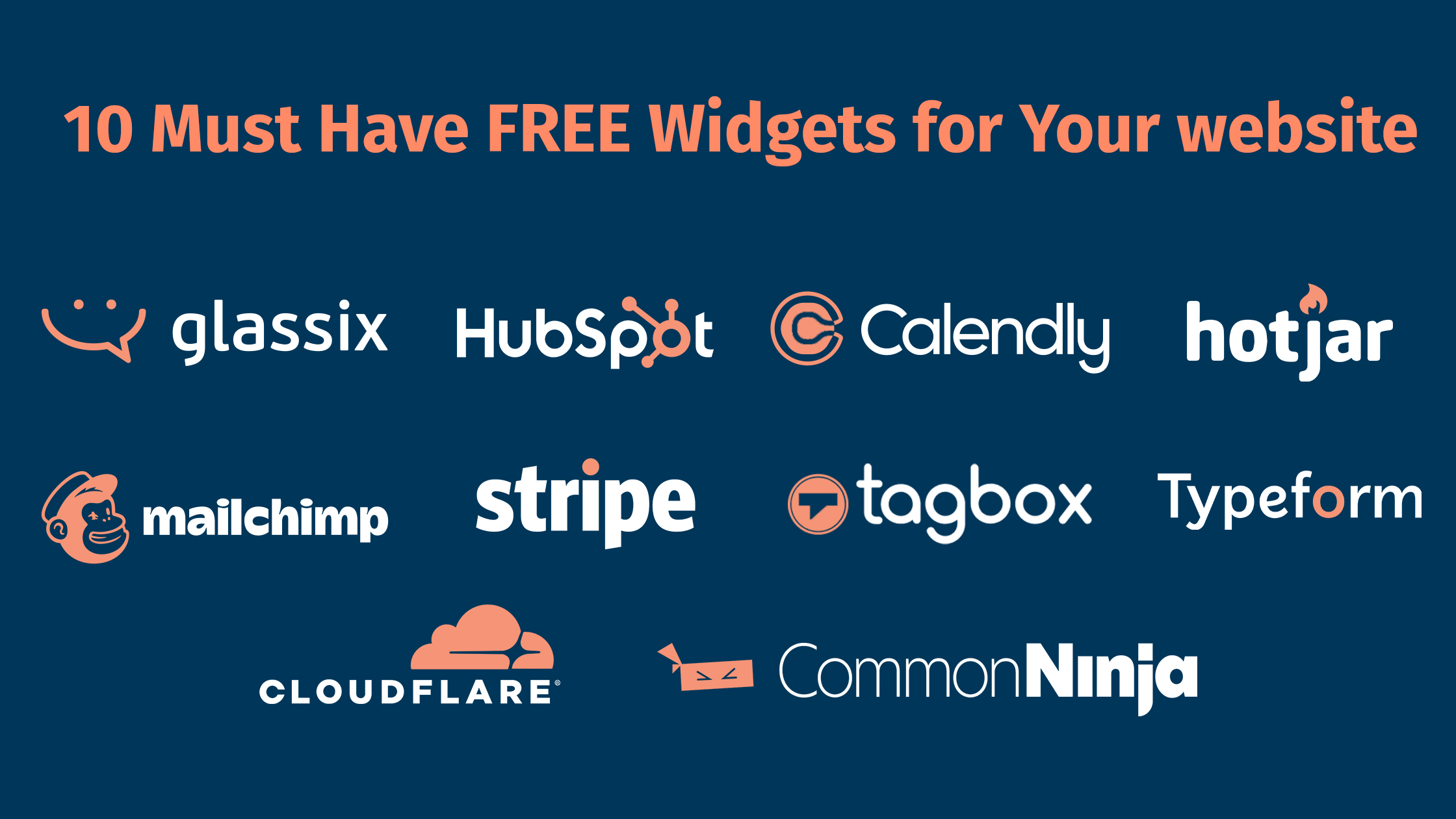 10 Widgets gratuits et incontournables pour votre site web - La liste ultime
